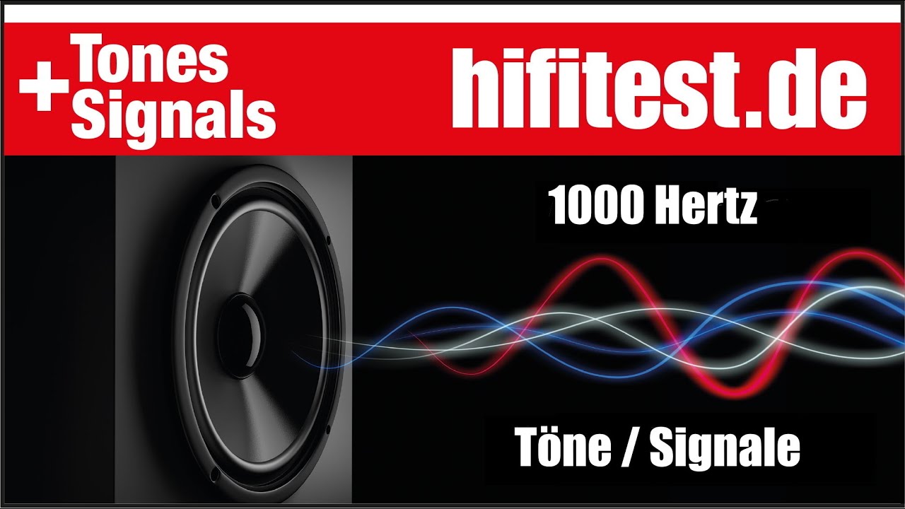 1000 Hz Sine Wave Tone Signal / Sinus-Ton-Signal 1000 Hertz - CD ...