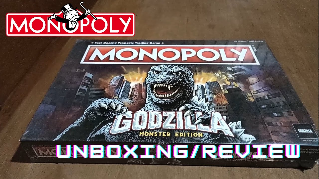 Unboxing/Review Monopoly Godzilla Monster Version - YouTube
