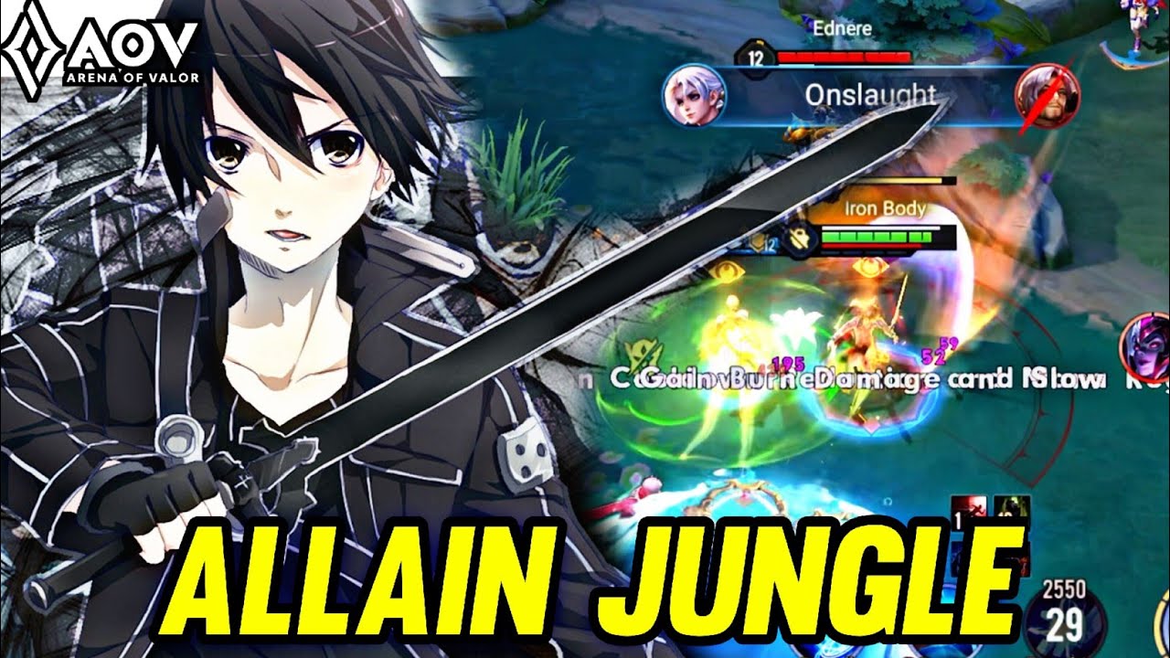 AOV : ALLAIN GAMEPLAY | IN JUNGLE - ARENA OF VALOR LIÊNQUÂNMOBILE ROV ...