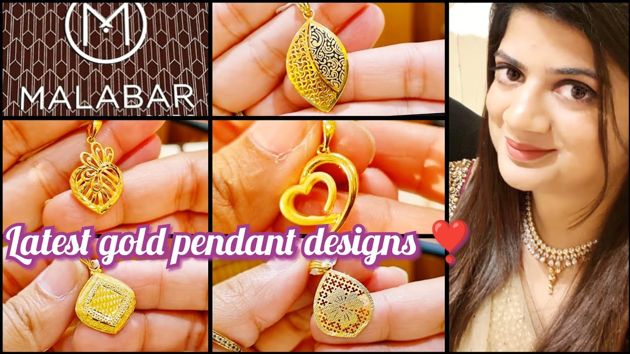 Malabar gold pendant designs with price | gold pendant designs | light ...