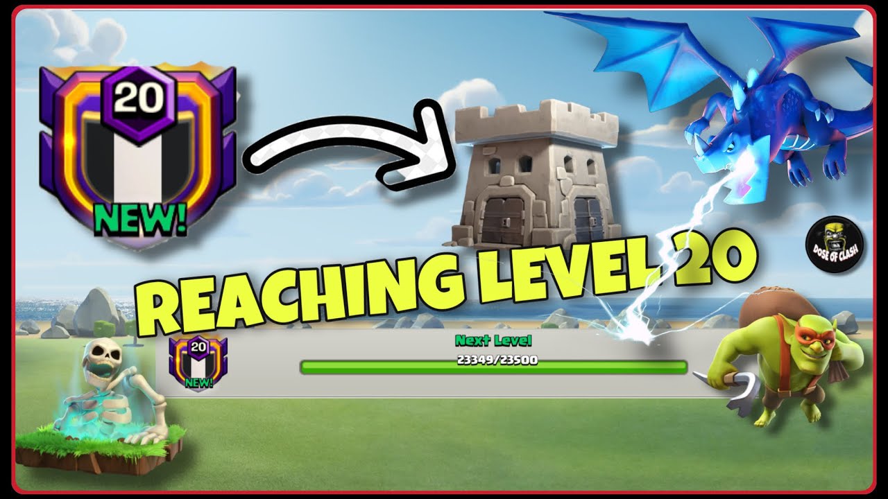 Clan Level 20 reached / how we reached level 20 tips ^ tricks | clash ...