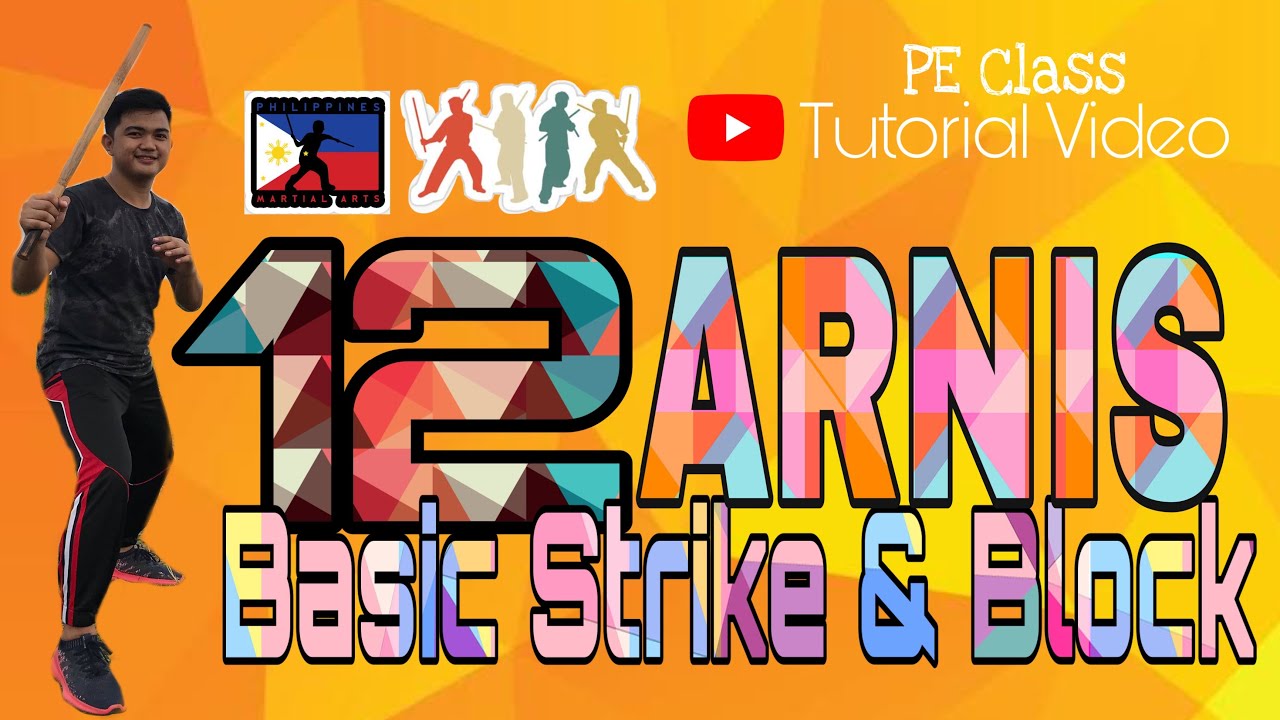 ARNIS 12 Basic Strike and Block | Bryl Caballero - YouTube