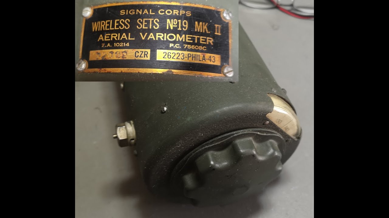 Aerial variometer wireless sets no19 mk2 signal corps 1943 - YouTube