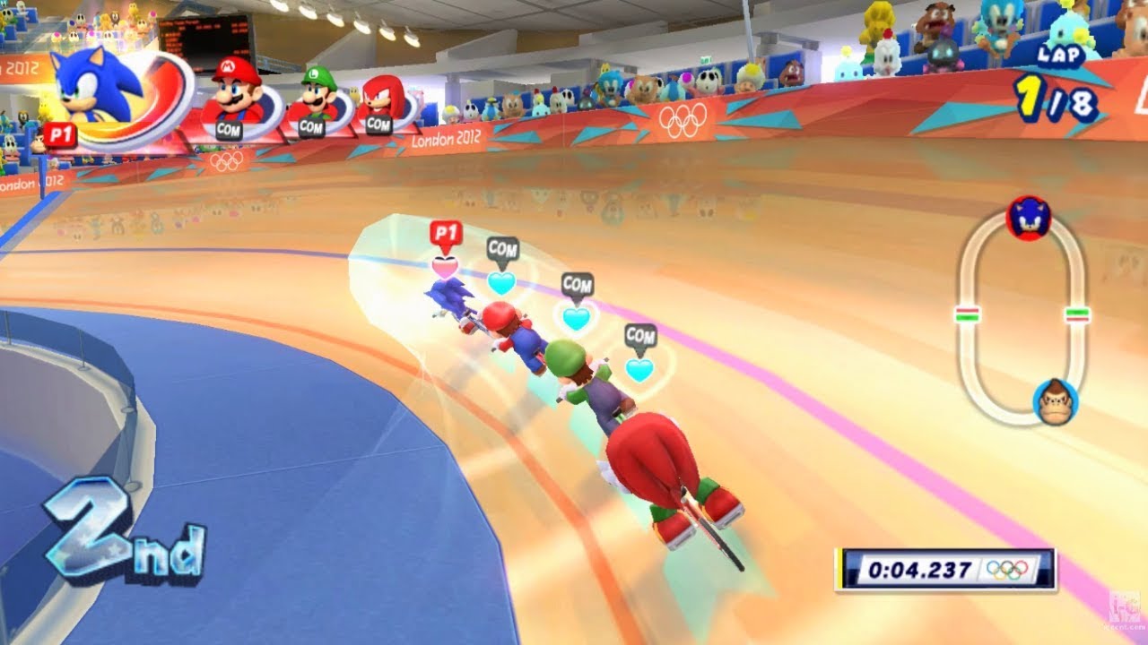 Mario & Sonic at the London 2012 Olympic Games - Track Cycling - Wii ...