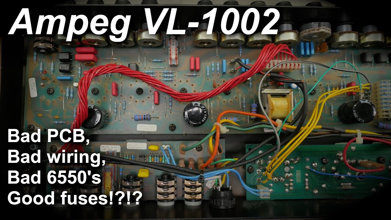 Ampeg VL-1002 Strip & Rebuild - Part 1 - YouTube