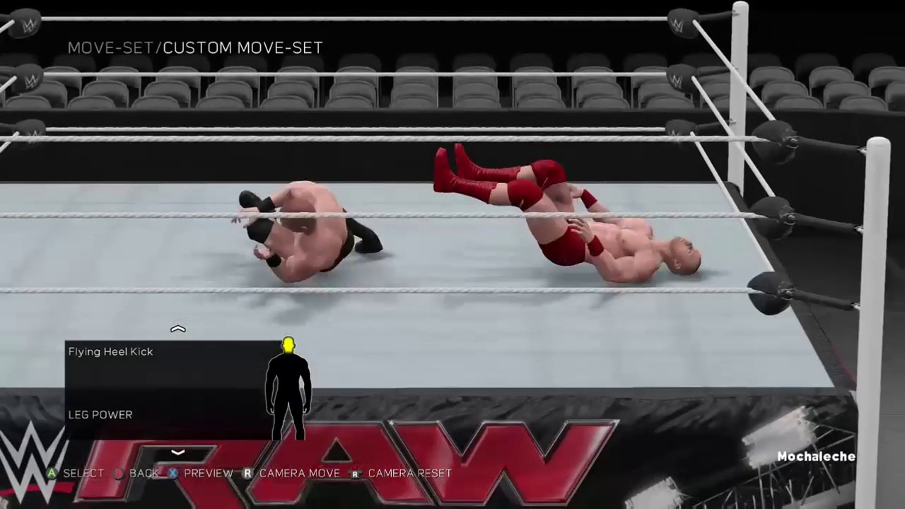 WWE2K17 Flying Heel Kick Preview - YouTube