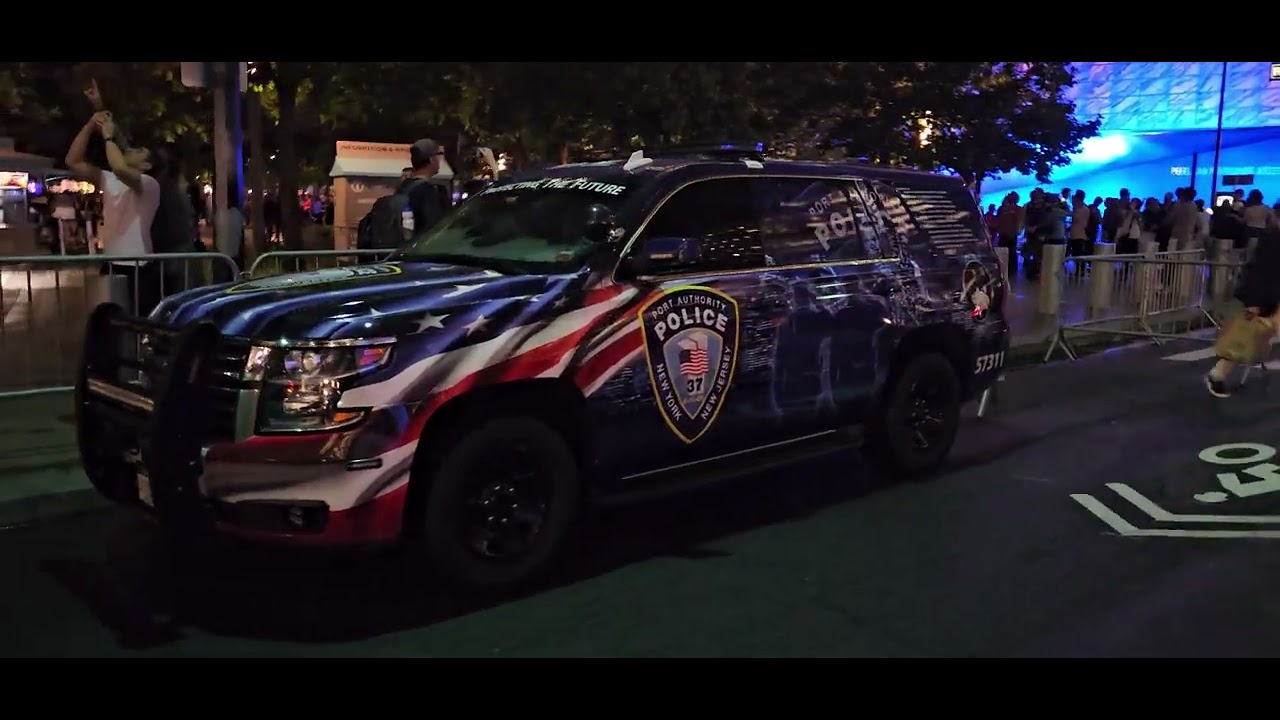 PAPD Ceremonial Vehicle Parked By The World Trade Center In Lower ...