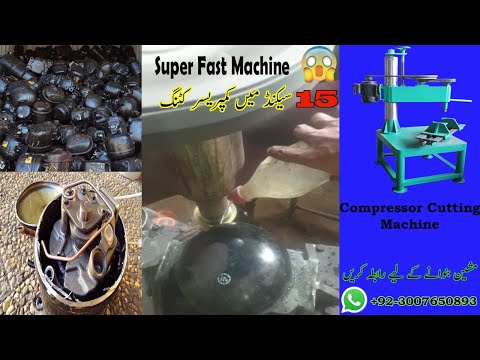Super fast compressor cutting machine 2021 | How to make fridge and Ac ...