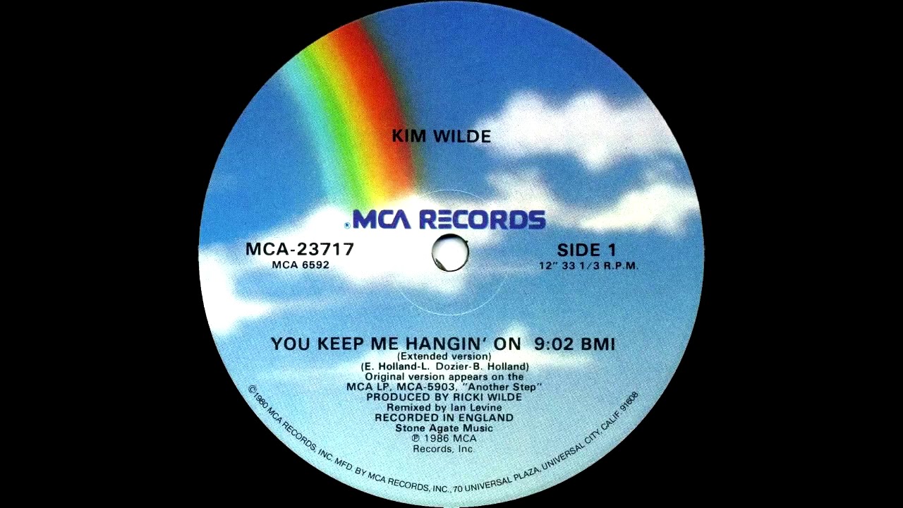 Kim Wilde - You Keep Me Hangin' On (Extended Version) 1986 - YouTube
