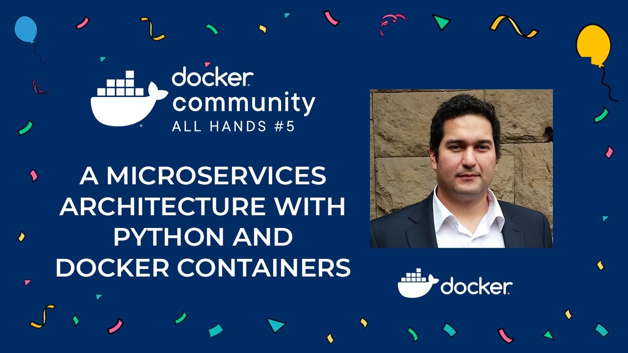A microservices architecture with Python and Docker containers - YouTube