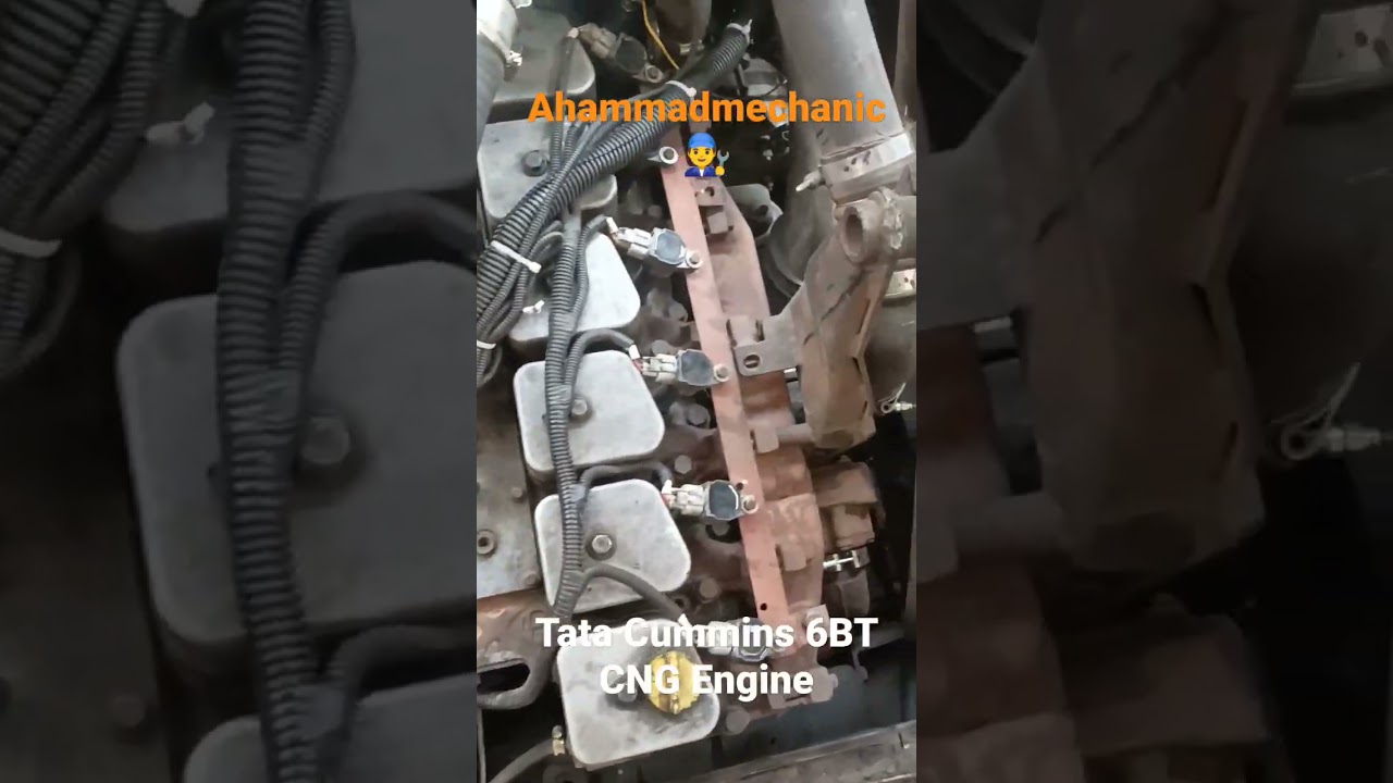 Tata Cummins 6BT CNG Engine #shortvideo #ahammadmechanic - YouTube