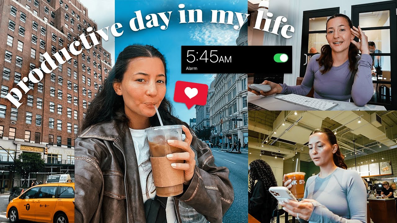 productive day as a social media manager: 5am morning routine ...