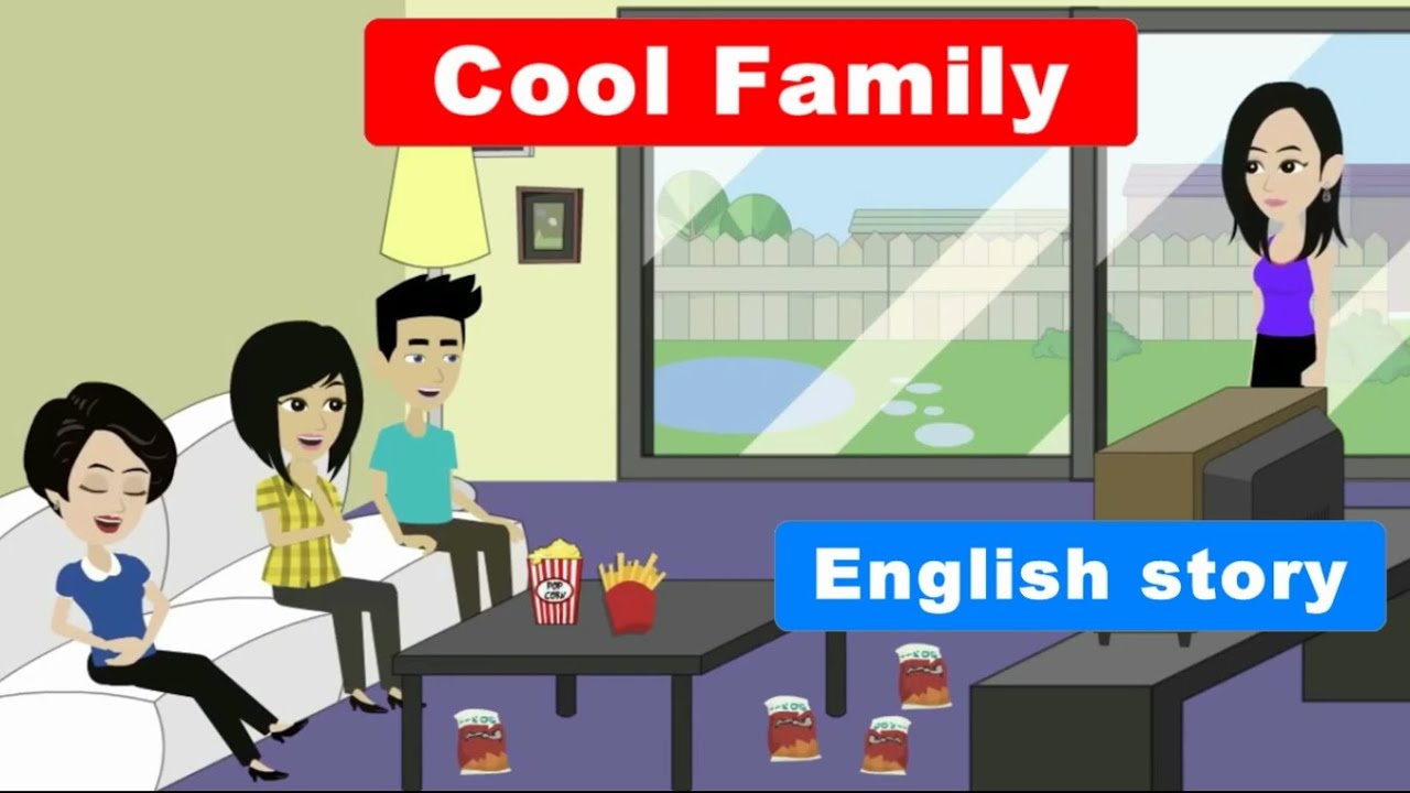 Cool Family: English Learning Story | Learn English | English Story ...