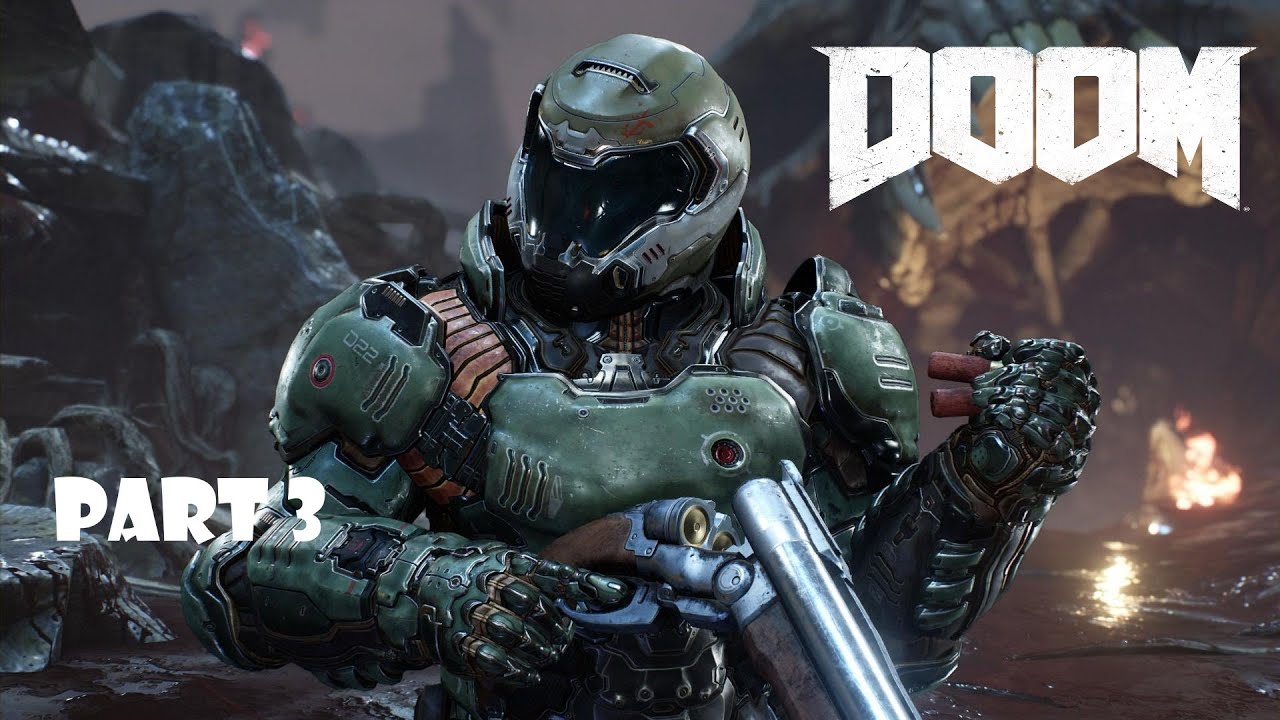 Doom Walkthrough Part 3 FULL GAME - NO Commentary - YouTube