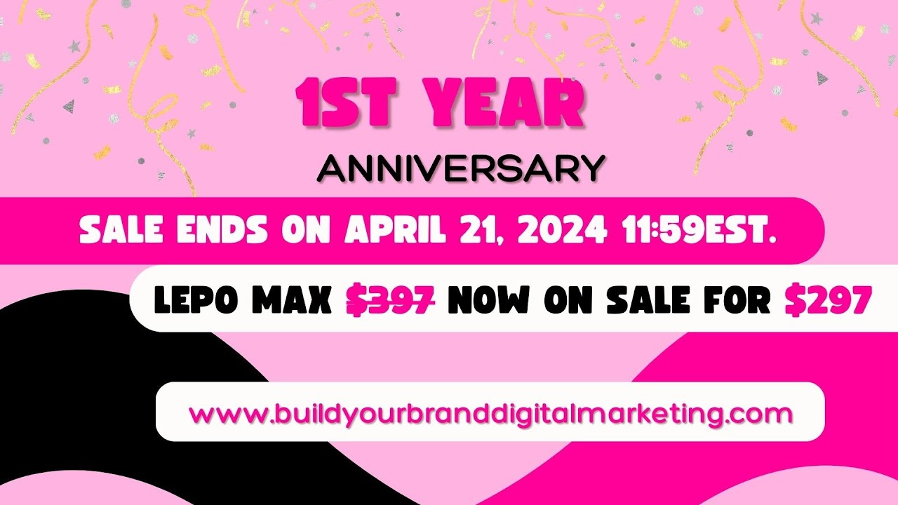 LEPO MAX SALE - YouTube