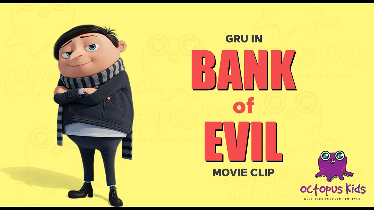 Minions The Rise Of Gru (2022) - the evil bank heist scene Octopus Kids ...