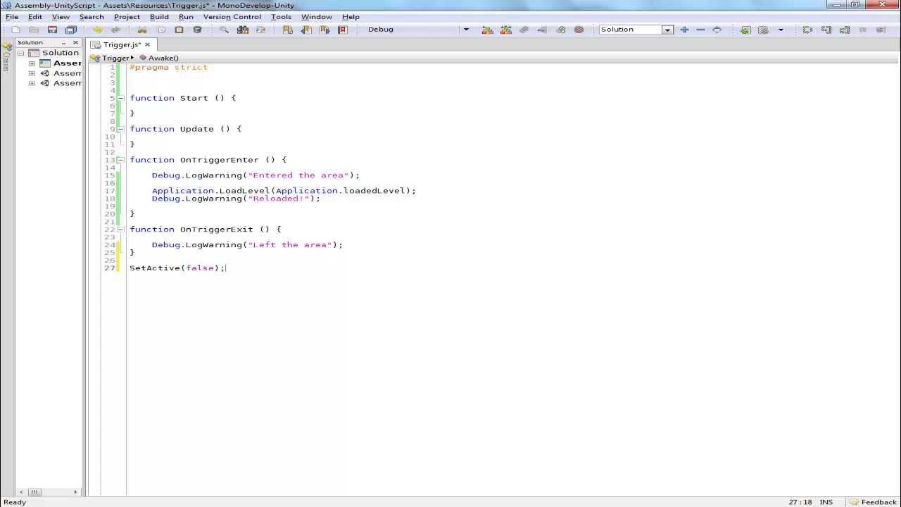 [LetsTalkUnity3D] How to Enable/Disable GameObjects - Basic Tutorials #3 - YouTube