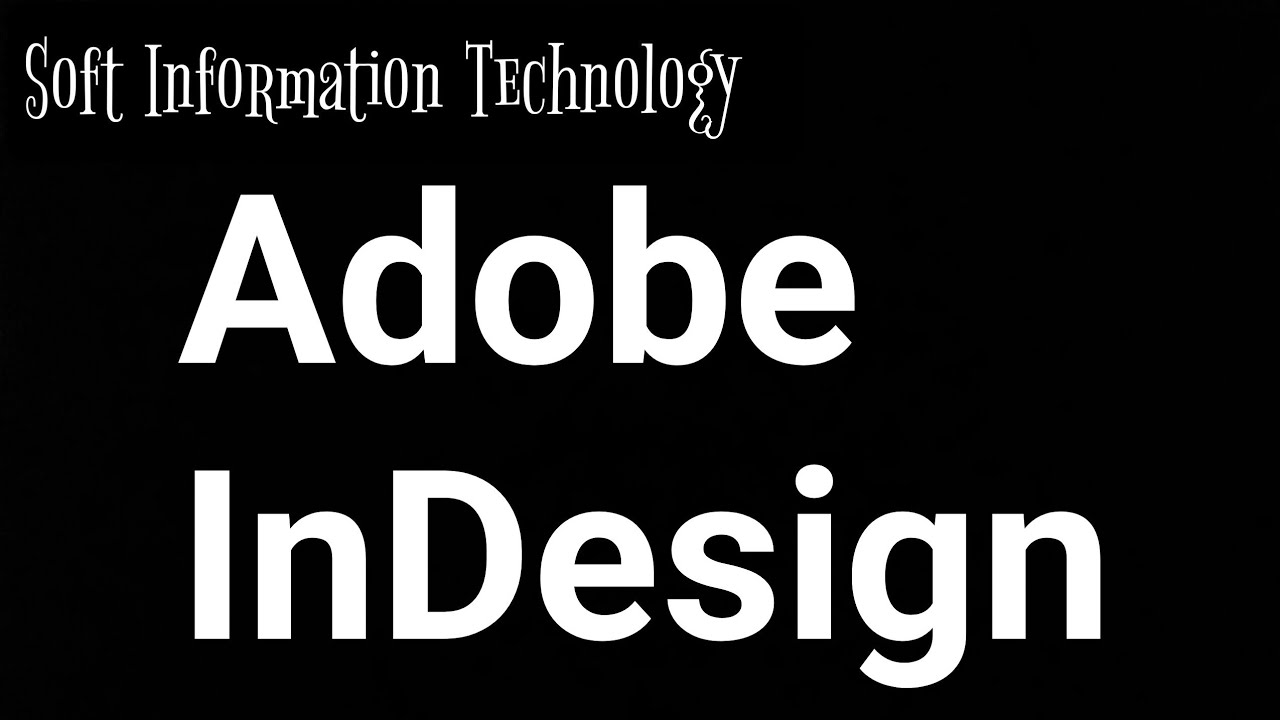 Adobe InDesign - YouTube
