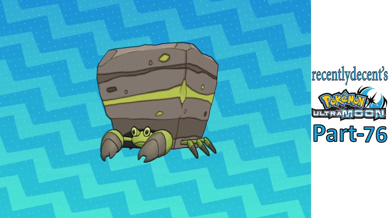 Catching A Shiny Crustle (Pokémon Ultra Moon Gameplay Part-76) - YouTube