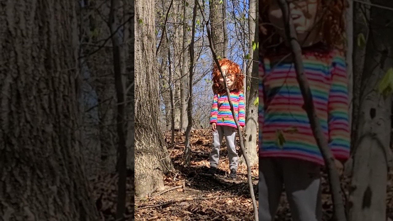 Chucky is Chasing me #shorts #chucky #doll - YouTube