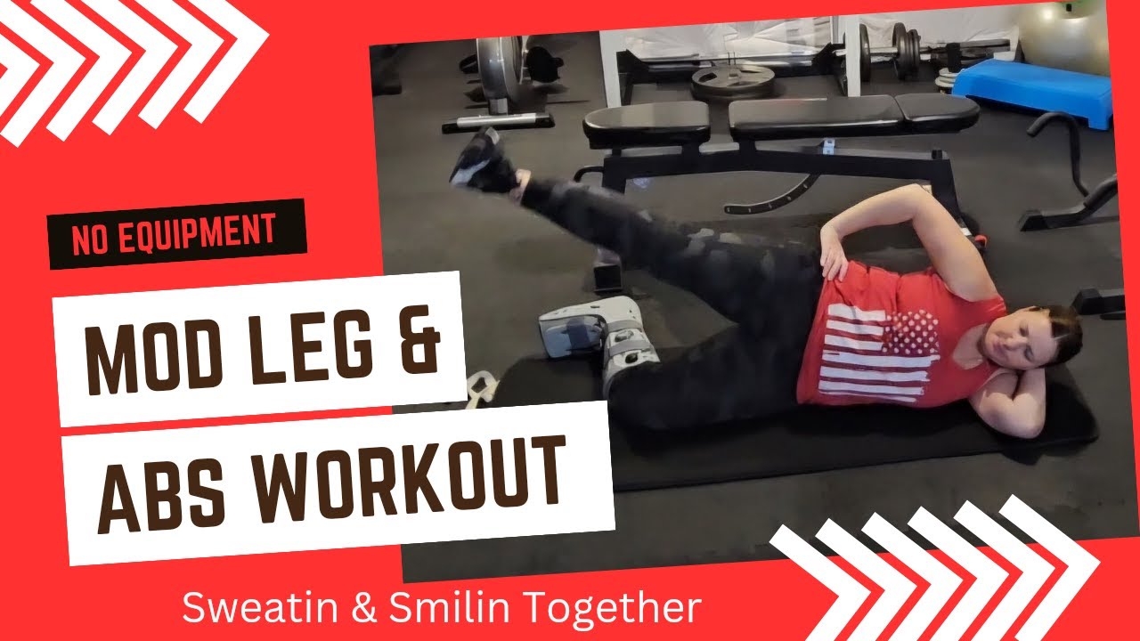 Modified Leg Workout - Broken Foot - YouTube