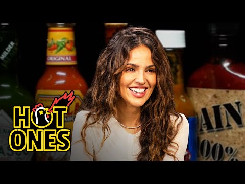Eiza González Cries on Command While Eating Spicy Wings | Hot Ones