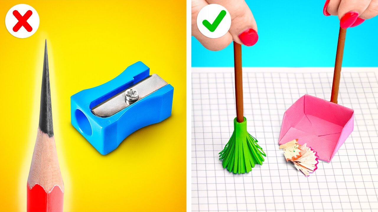 ADORABLE SCHOOL CRAFTS || DIY Crafts And Funny Situations By 123GO ...