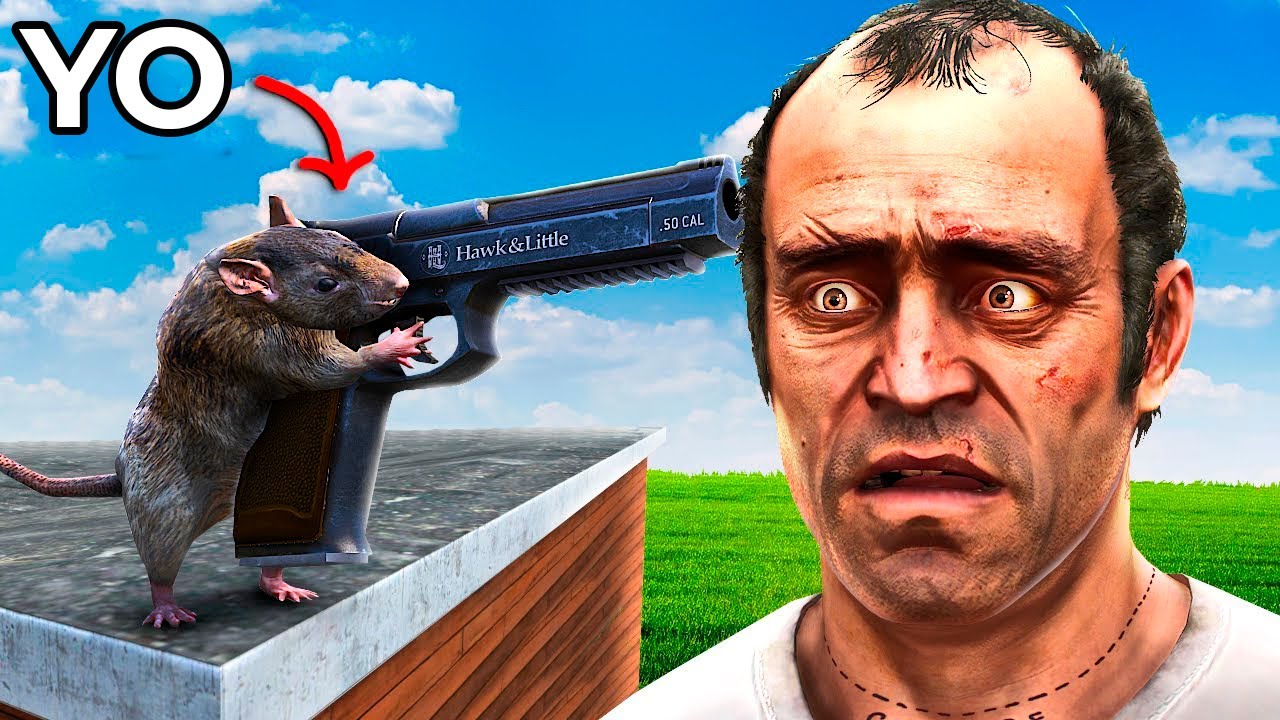 Jugando GTA V siendo una RATA! - YouTube