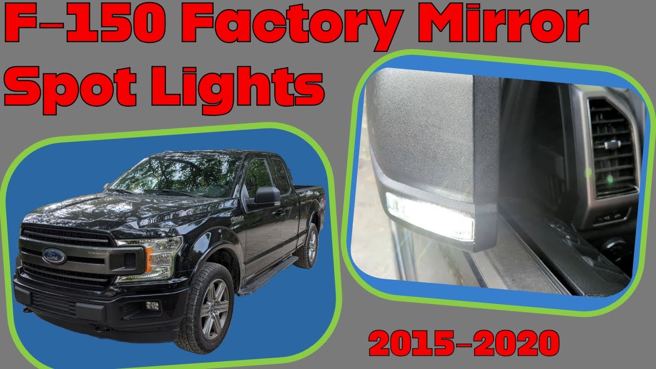 Adding Factory Mirror Spot Lights to a 2015-2020 Ford F-150 - YouTube