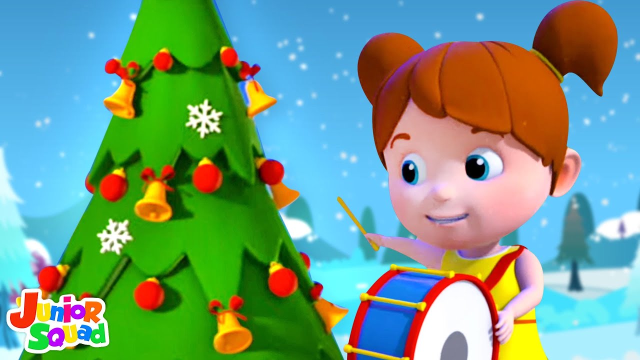 We Wish You A Merry Christmas + More Kids Xmas Music with Junior Squad ...