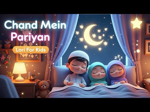Chand Mein Pariyan 🌙 | Lori For Kids | Islamic Kids Bedtime Rhyme