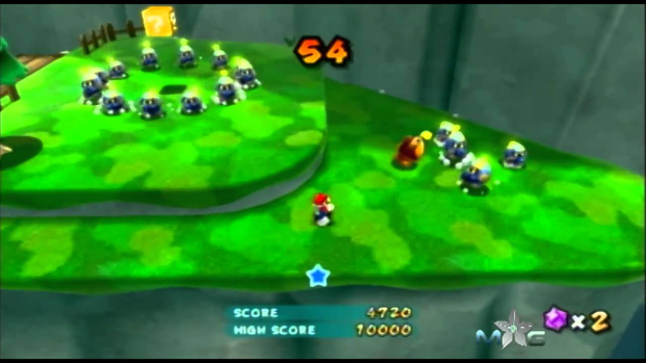 Super Mario Galaxy 2 Walkthrough - The Chimp's Stomp Challenge - Star ...