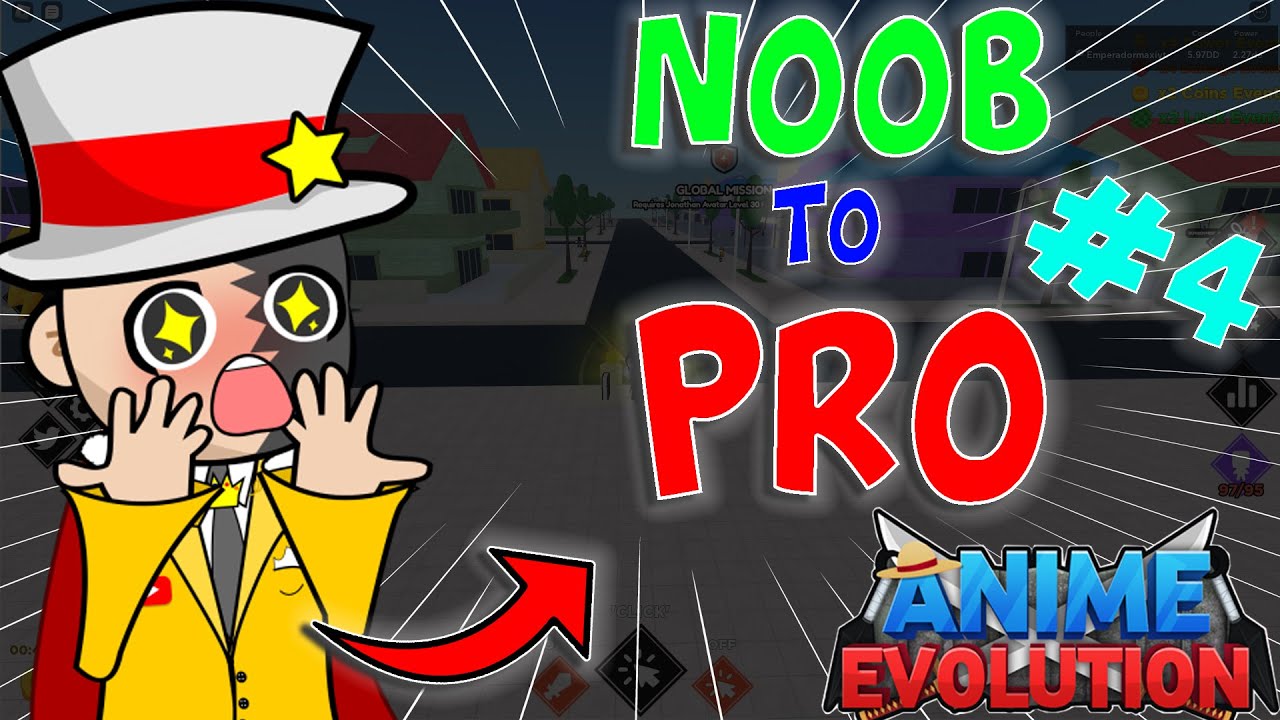 🚨RAPIDO!! NOOB TO PRO #4 EN ANIME EVOLUTION SIMULATOR ROBLOX - YouTube