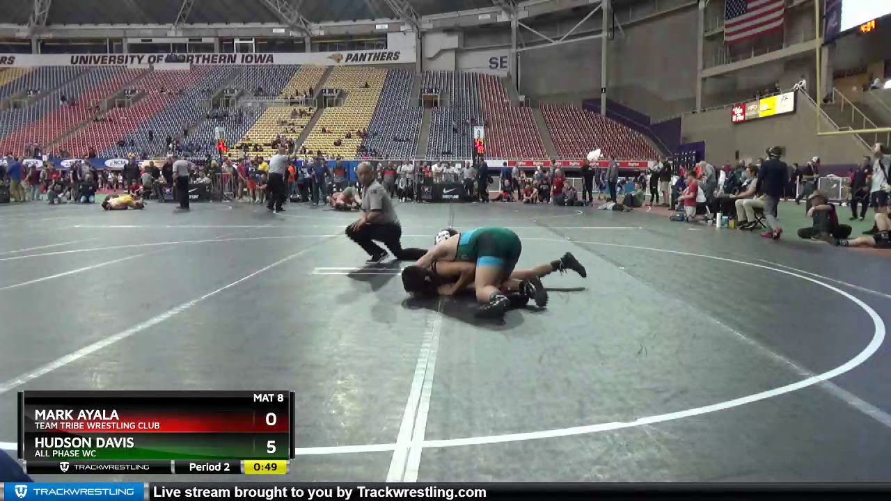 14U 165 Mark Ayala Team Tribe Wrestling Club Vs Hudson Davis All Phase ...