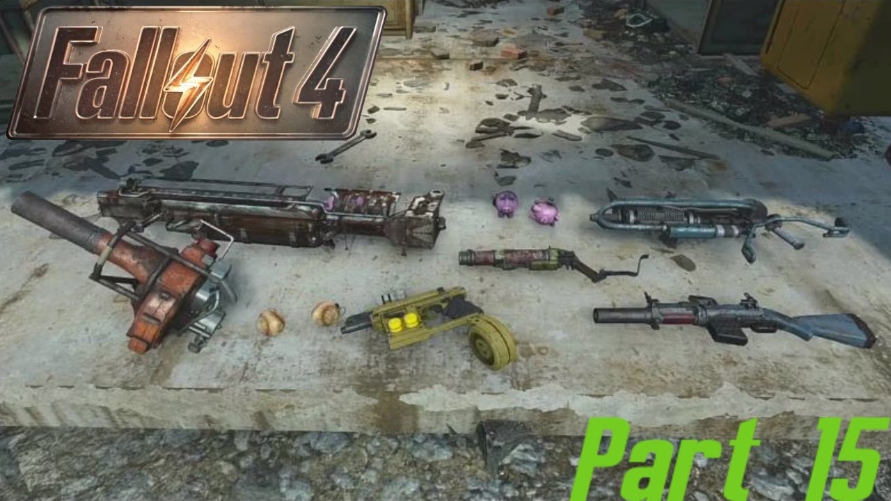 Let's Play: Fallout 4 - Part 15 - Fun Times With Weapons - YouTube