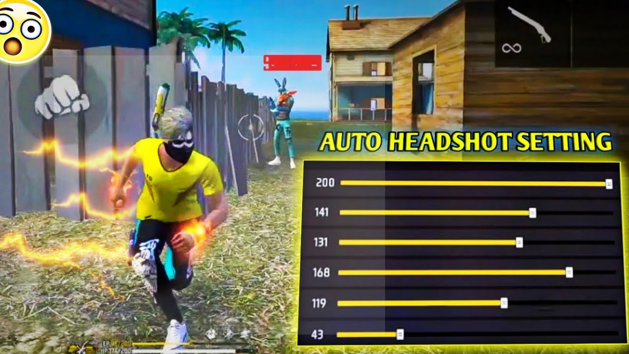 Auto Headshot Setting 😱 2GB,3GB,4GB, 6GB, 8GB, Ram All Phone Best ...