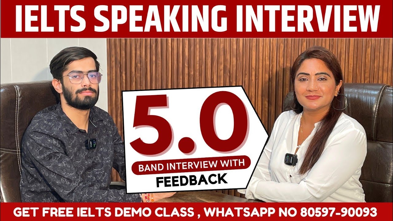 IELTS Speaking Interview 5.0 Band with Feedback | Sapna Dhamija | 2025 ...