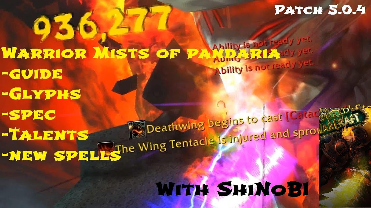 936k Execute: Arms Warrior MoP Spec, Glyph, Talent Guide - YouTube