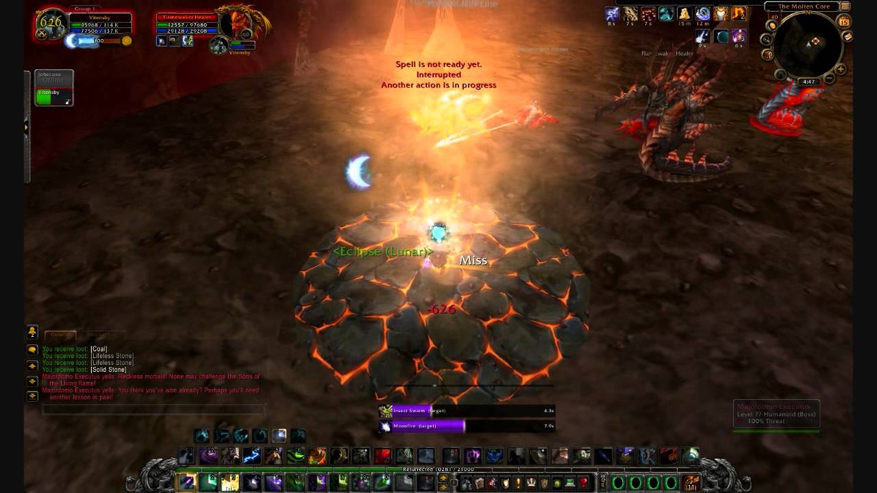 Molten Core 2500g Hour pt 2/2 WoW Cata Gold Farming Guide - YouTube