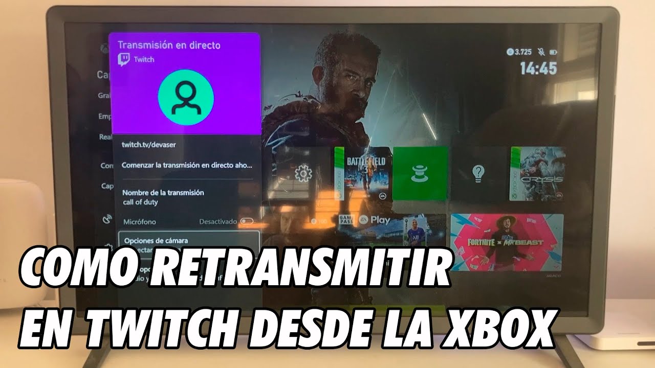 Como Hacer Stream en Twitch desde la XBOX - YouTube