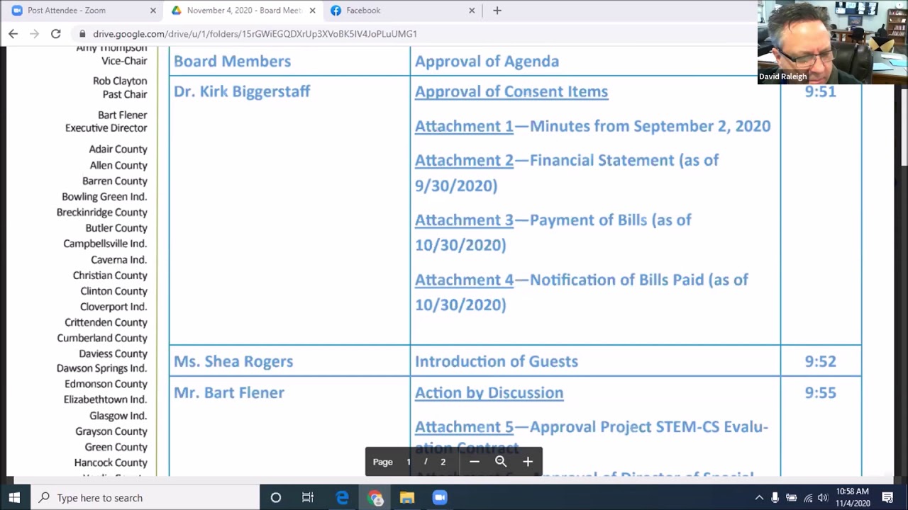 GRREC Board Meeting November 4, 2020 - YouTube