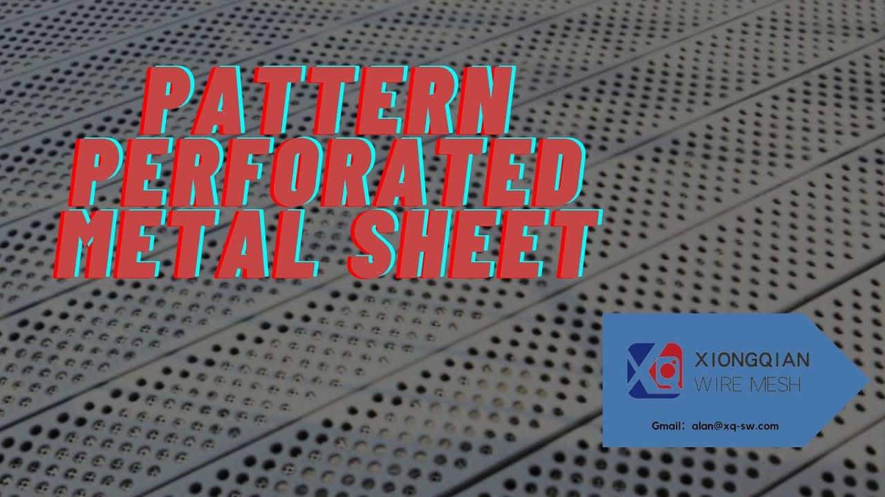 Pattern Perforated Metal Sheet - YouTube