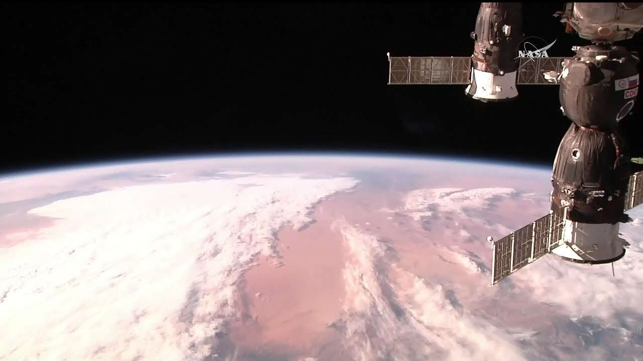 Soyuz MS-07 docking to the ISS - YouTube