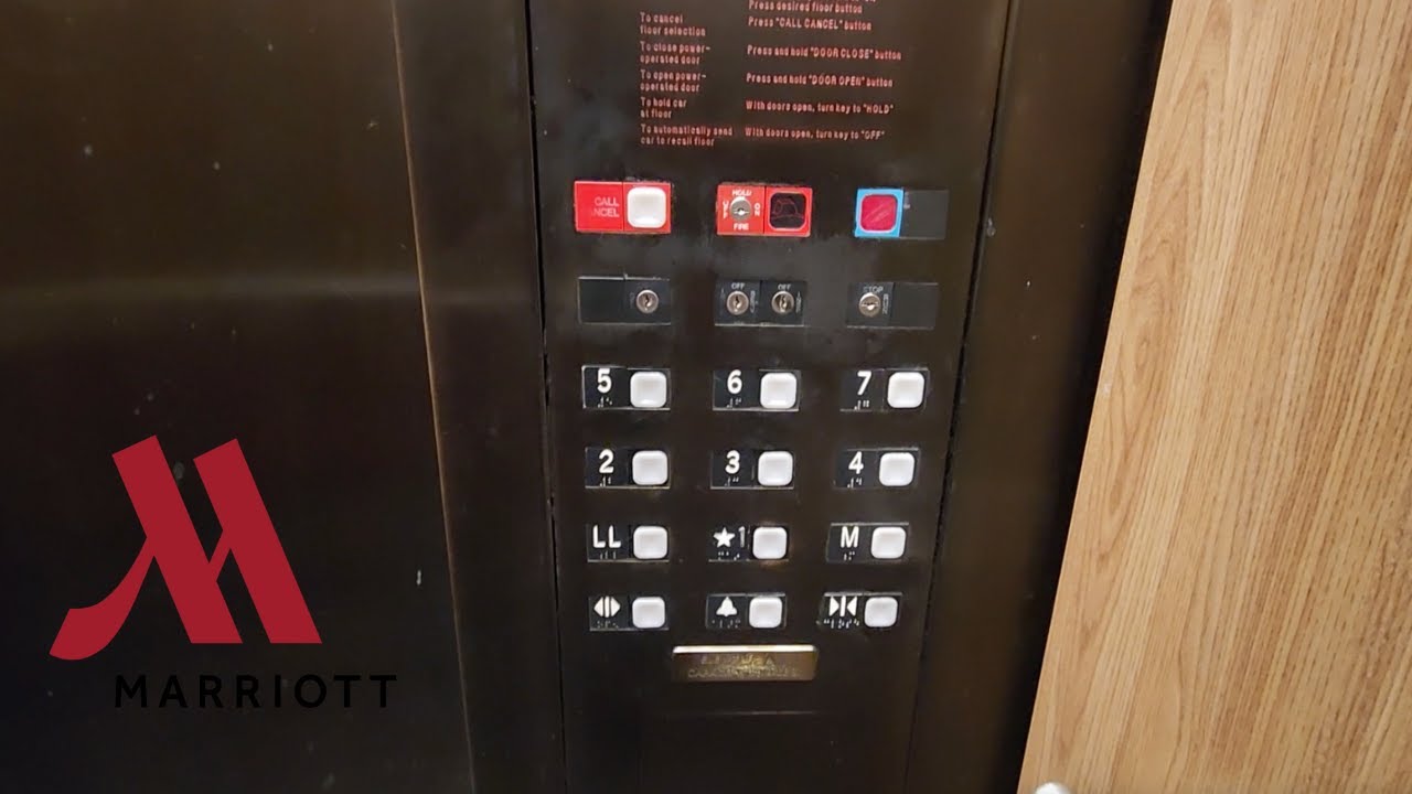 Neat ThyssenKrupp Custom Impulse Traction Elevators - Marriott in ...