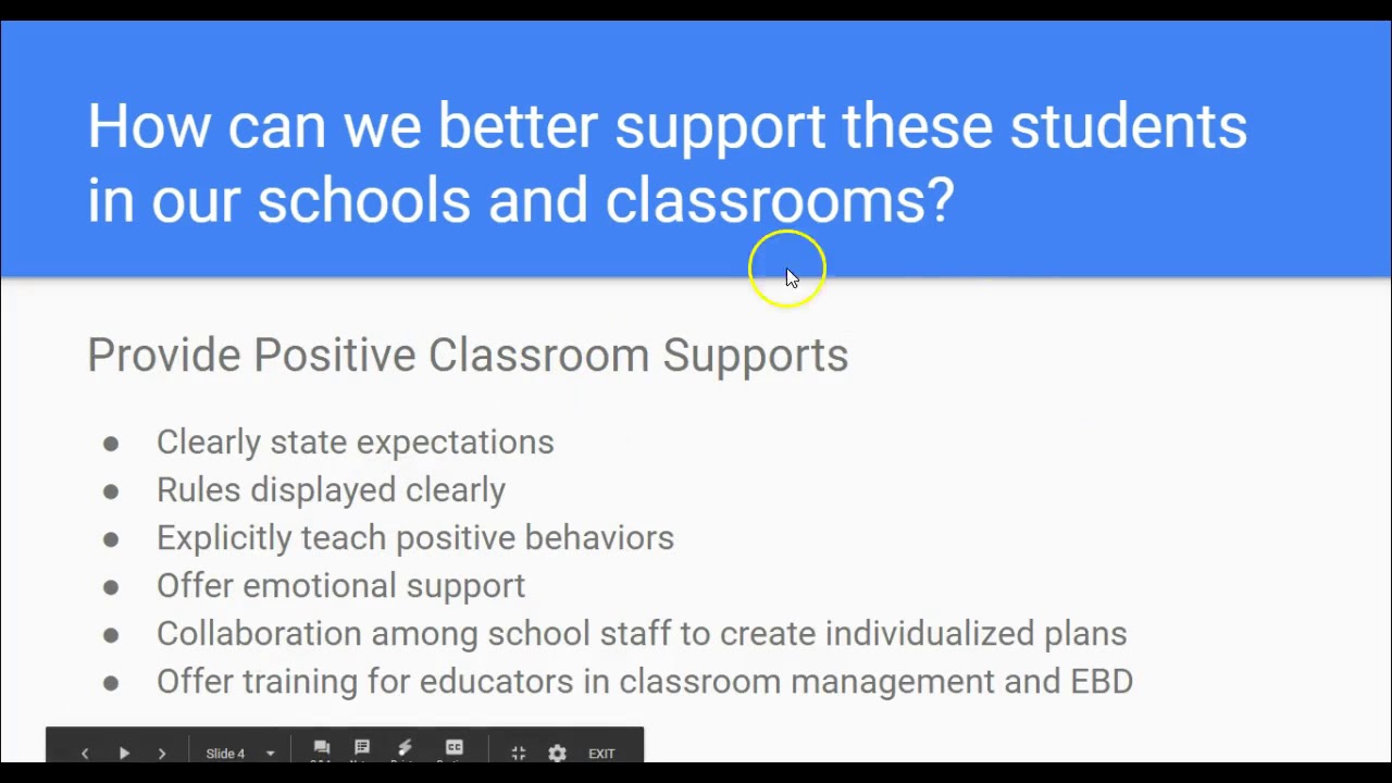 Evidence Based Practices for Students with EBD - YouTube