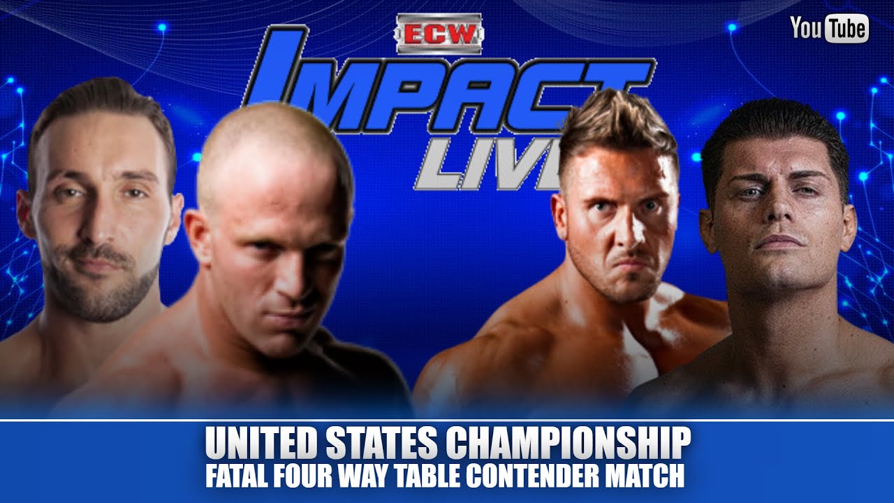 ECW United States Champion Contender Match | ECW IMPACT LIVE! Feb 13 ...