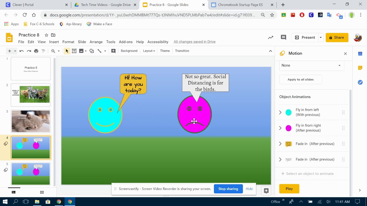 Tech Time: Google Slides - Part 8 - Duplicate slide, delete animations ...
