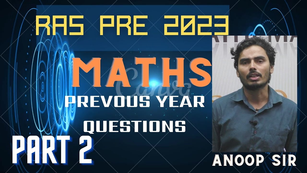 Part 2 RPSC RAS Pre 2021 Questions | RAS Pre 2023 | Maths | English ...