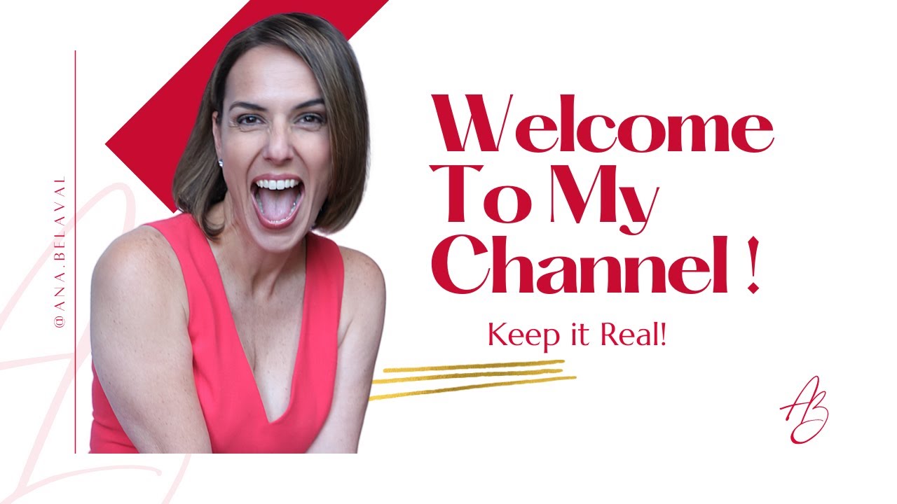 WELCOME TO MY CHANNEL! | Ana Belaval - YouTube