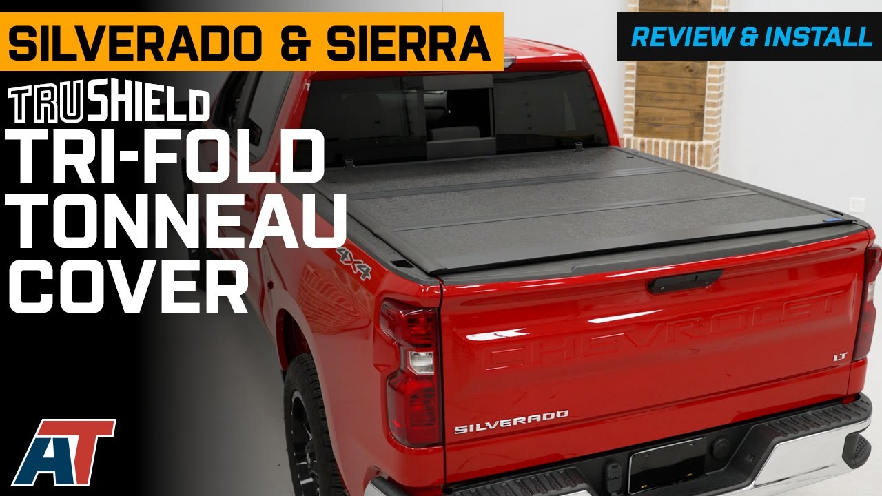 2019-2025 Silverado 1500 TruShield Low Profile Hard Tri-Fold Tonneau ...
